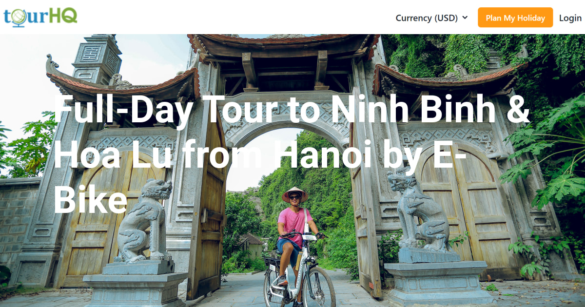 Full-Day Tour to Ninh Binh & Hoa Lu from Hanoi by E-Bike